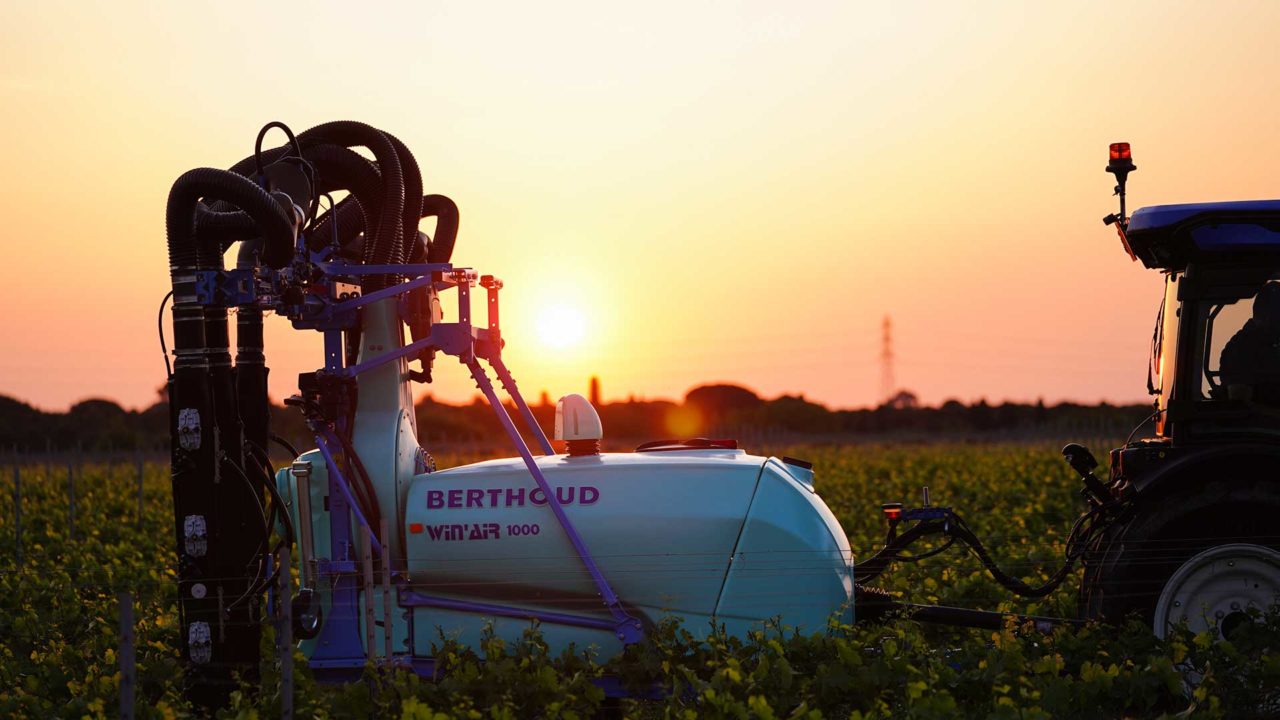 WIN'AIR - BERTHOUD Le trainé compact par excellence pour la protection de tous les vignobles