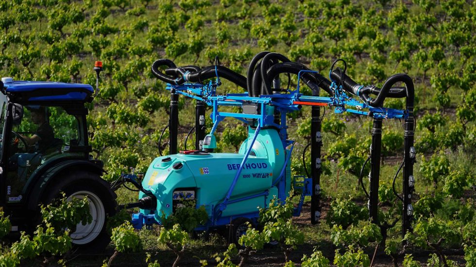 WIN'AIR - BERTHOUD Le trainé compact par excellence pour la protection de tous les vignobles