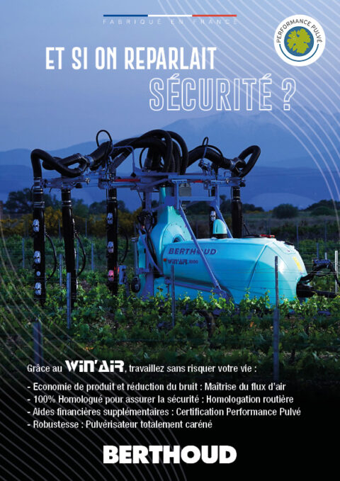WIN’AIR – le pulvérisateur traîné par excellence - BERTHOUD